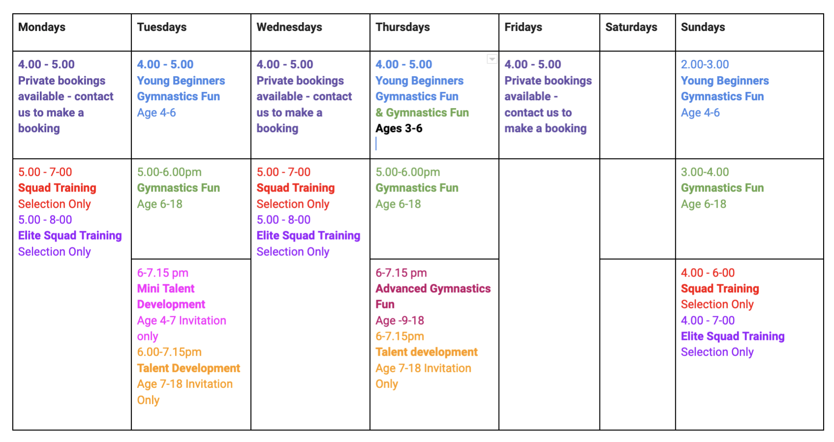 Acrobatic Gymnastics Taster Session | NOX GYM